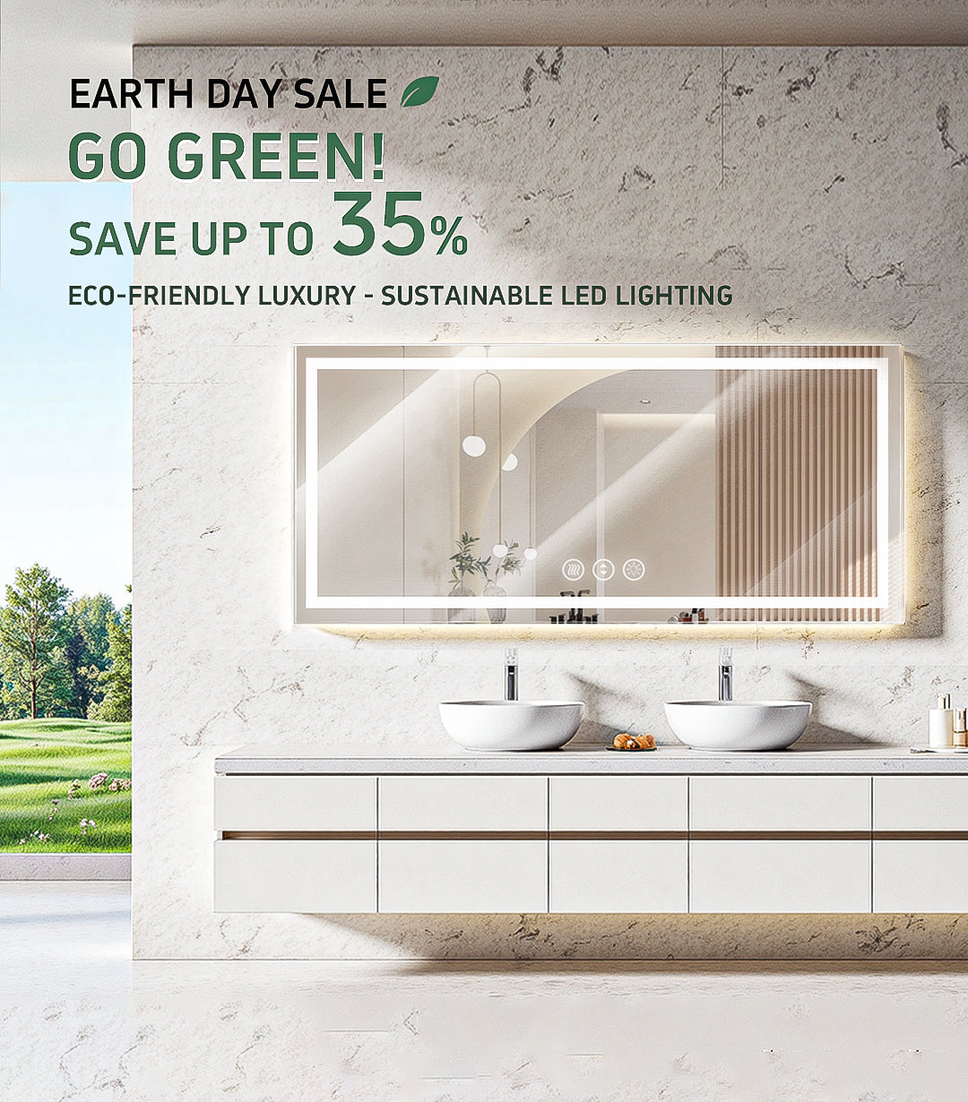 Amorho LED Mirror | Minimalistic Design Meets Exquisite Craftsmanship