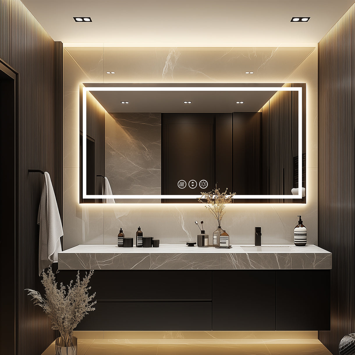 Amorho LED Mirror Large Sized with Front & Backlit